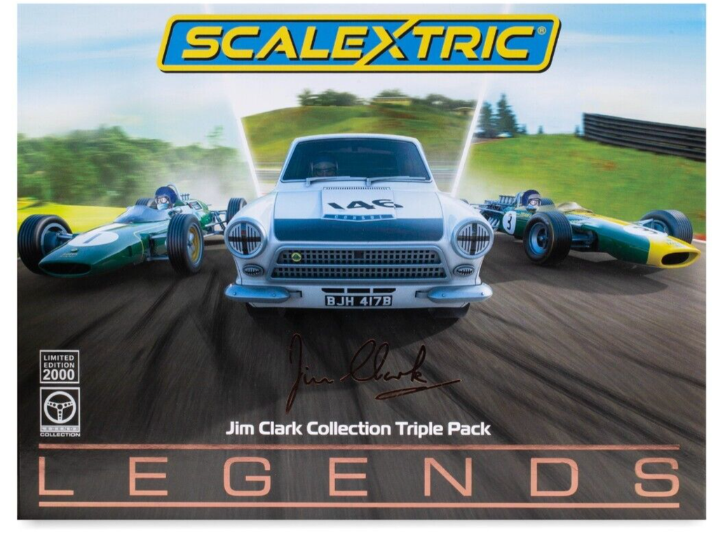 Scalextric : Coffret Jim Clark Collection Triple Pack │ Legends ...